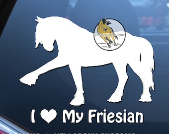 Friesian Pinstripe Horse Vinyl Horse Trailer/car Decal Indoor/outdoor ...