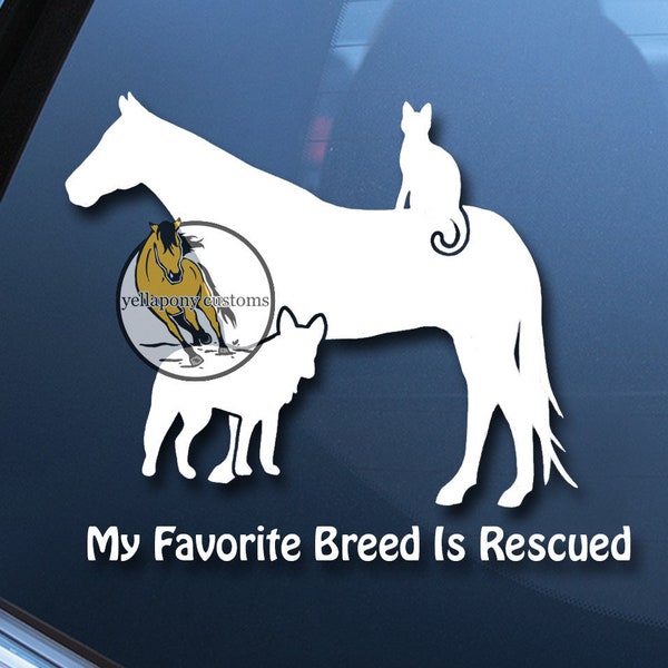 Cat Rescue Decal - Etsy