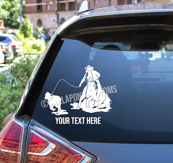 Team Roping Decals