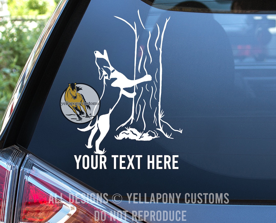 Night Life Coon Hunting Decal for Car Window, Treeing Hound Dog Sticker ...