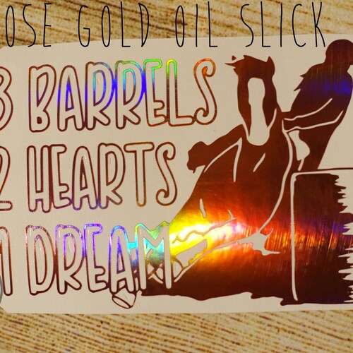 Western Barrel Racing Cowgirl Sticker Rodeo Decal for - Etsy