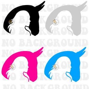 Mule & Girl Decal, Vinyl Window Decal for Mule Lover, Mule Decal, Mule ...