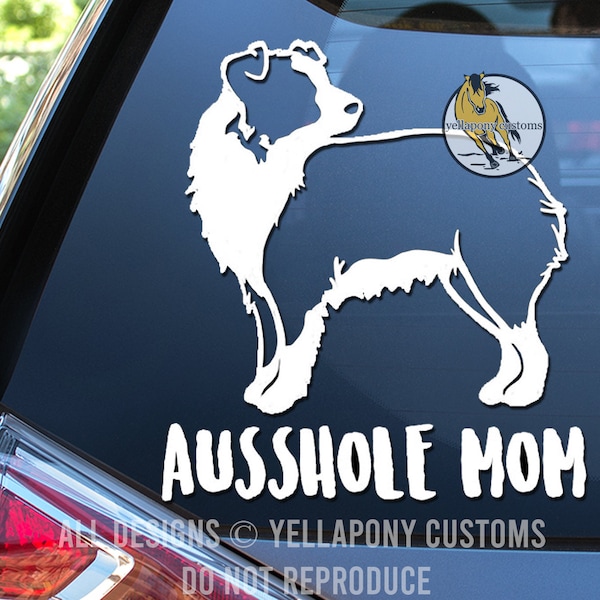 Australian Shepherd Window Decal - Etsy