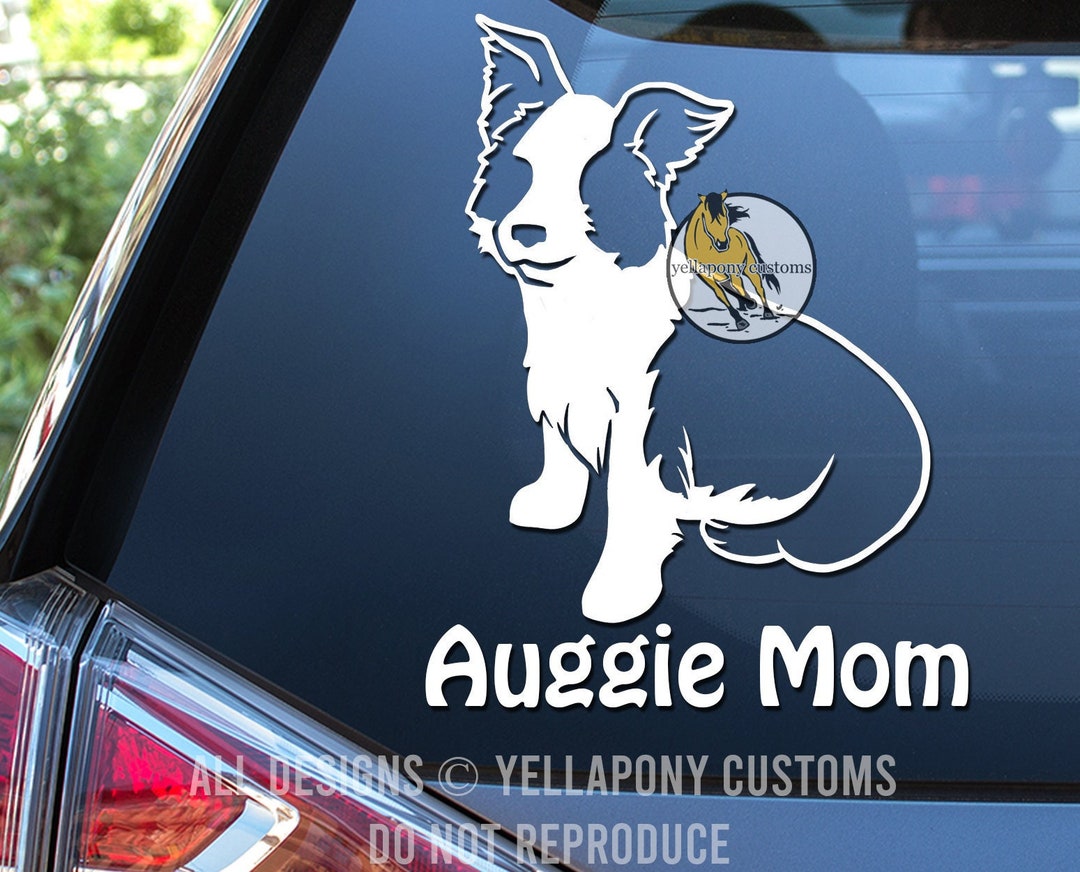 Auggie Decal | High Quality Vinyl Window Decal for Dog Lovers | Auggie ...