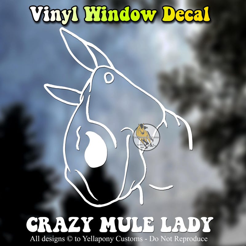 Mule Stickers and Decals - Etsy