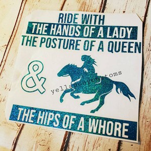 Custom Funny Horse Riding Western English Rodeo Equestrian | Etsy