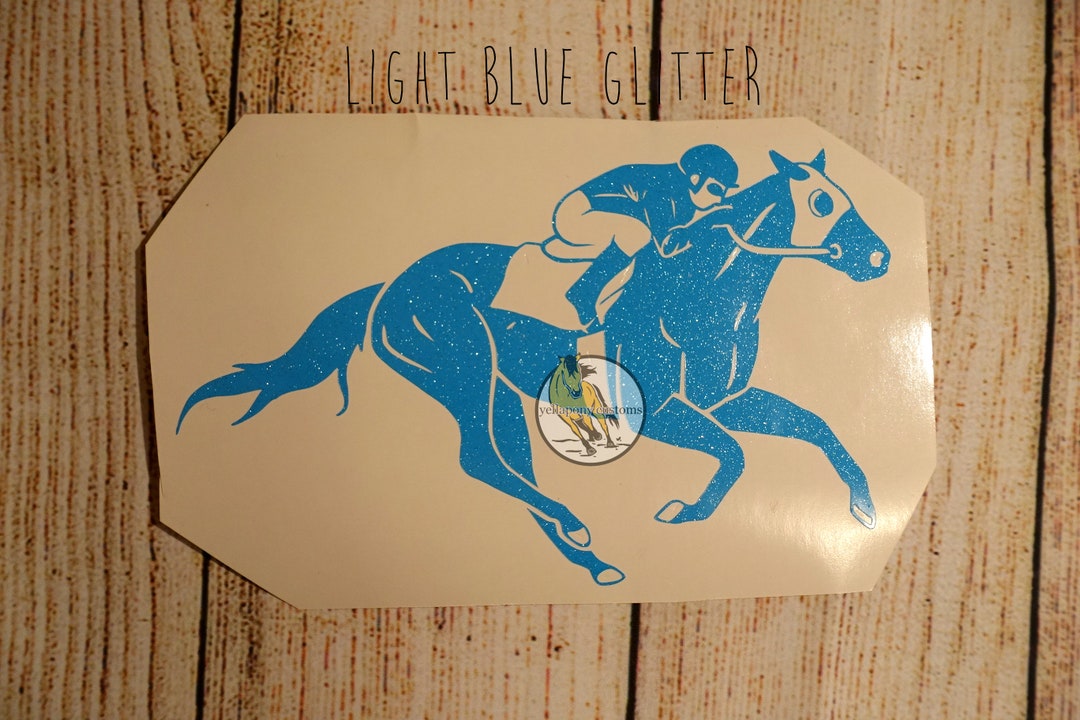 Custom Thoroughbred OTTB OTQH Horse Racing Jockey Car/truck/trailer ...