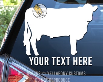 Black Angus Cow Sticker - Etsy