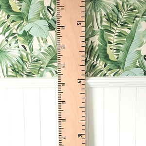 Family Height Chart Ruler, Wooden Handmade Wall Ruler (natural) - Etsy UK