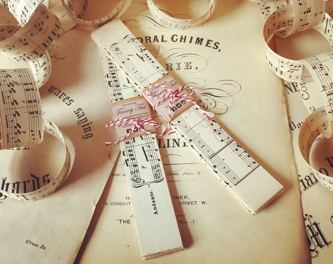 Vintage Music Paper Chain Kit (3 Meters) DIY - Etsy UK