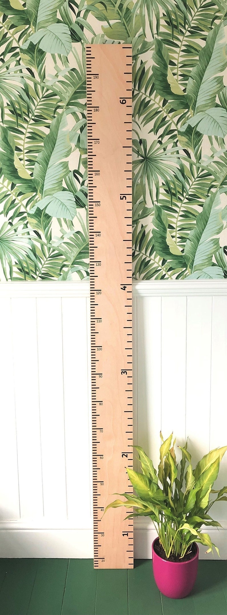 Family Height Chart Ruler, Wooden Handmade Wall Ruler (natural) - Etsy UK