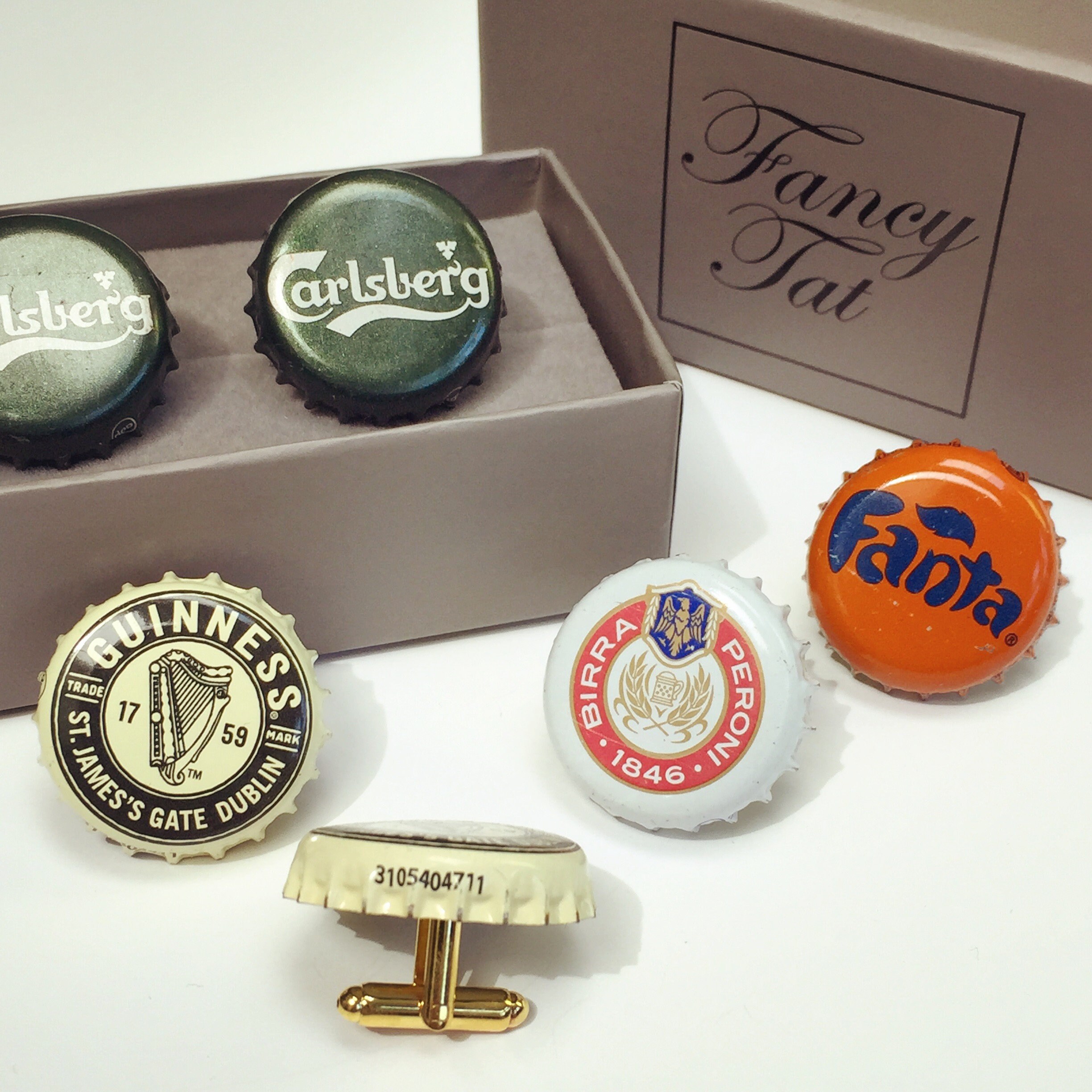 Bottle Cap Cufflinks - Etsy UK