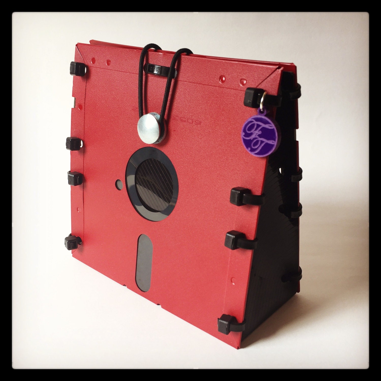 5 1/4 Inch - Rare Red Floppy Disk Clutch Bag ( Limited Edition ) - Etsy UK