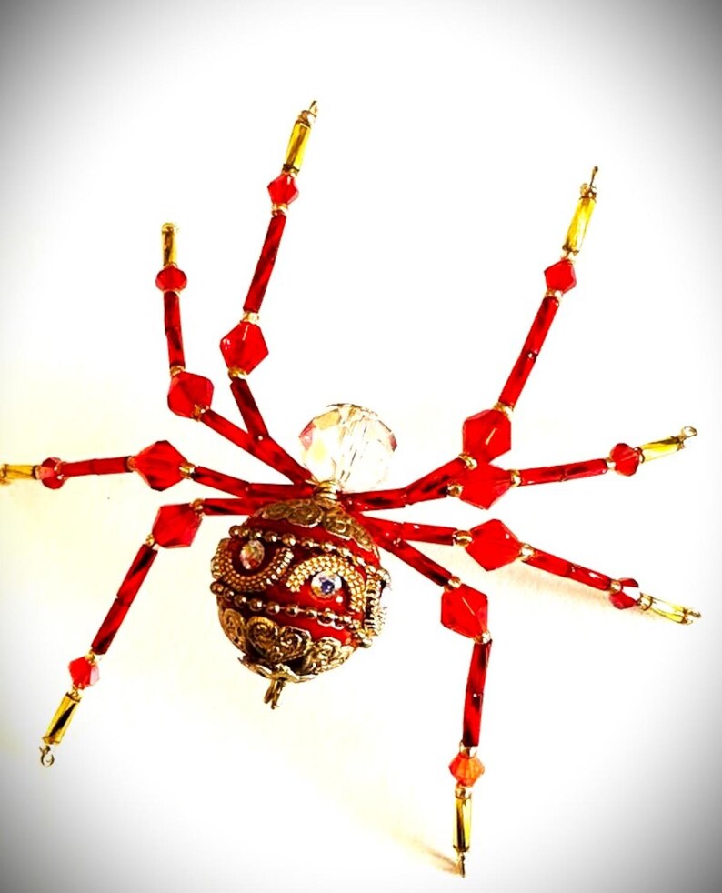 Red Christmas Spider Ornament Royal Collection - Etsy