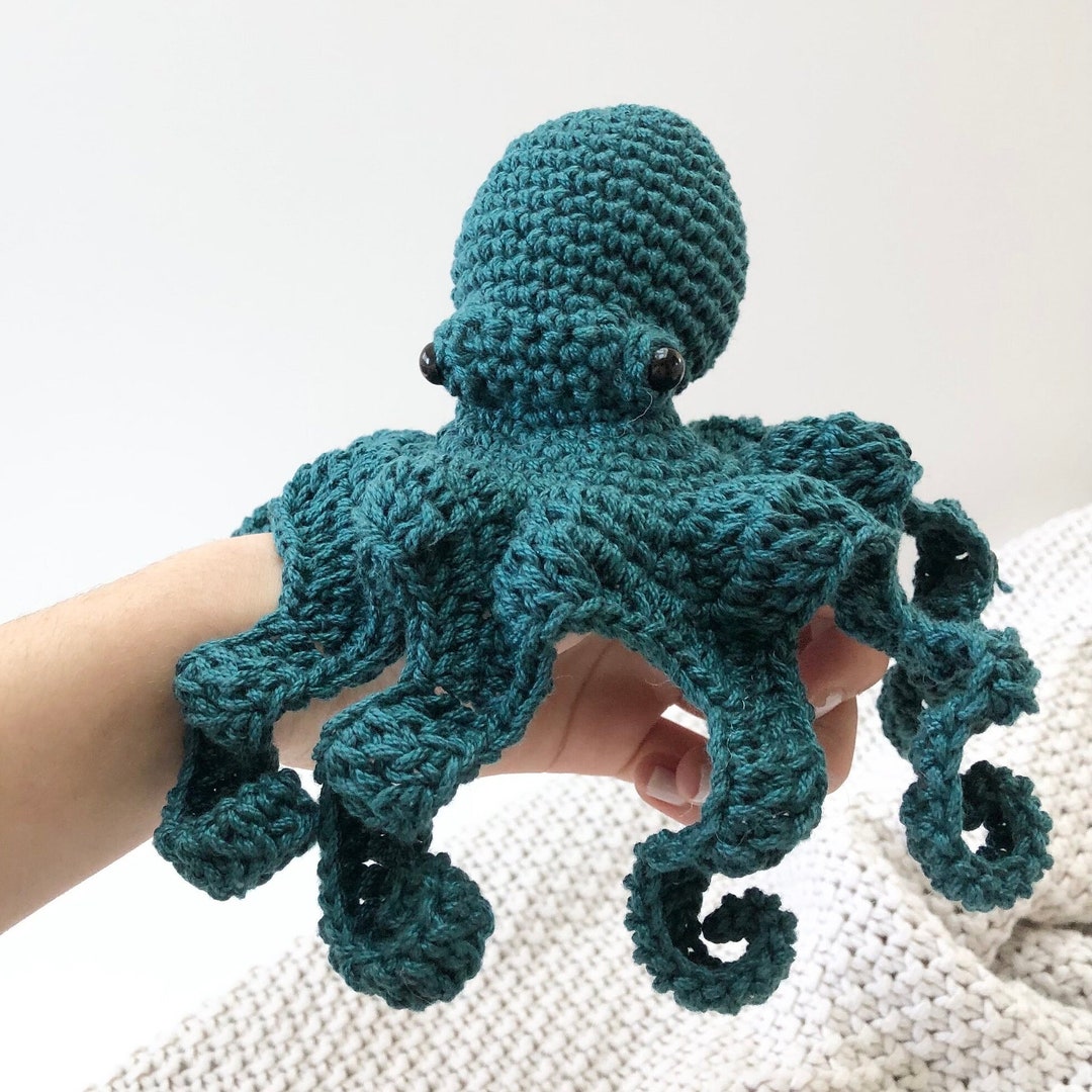 Octopus Dashboard Decor Crochet Sea Animal Toy - Etsy