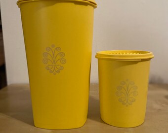 Yellow Tupperware | Etsy