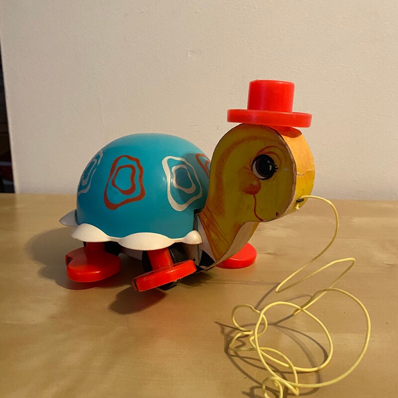 Turtle Pull Toy - Etsy