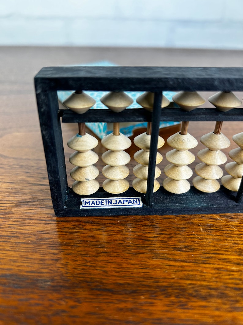 Vintage Japanese Wood Bead Pocket Abacus Soroban - Etsy