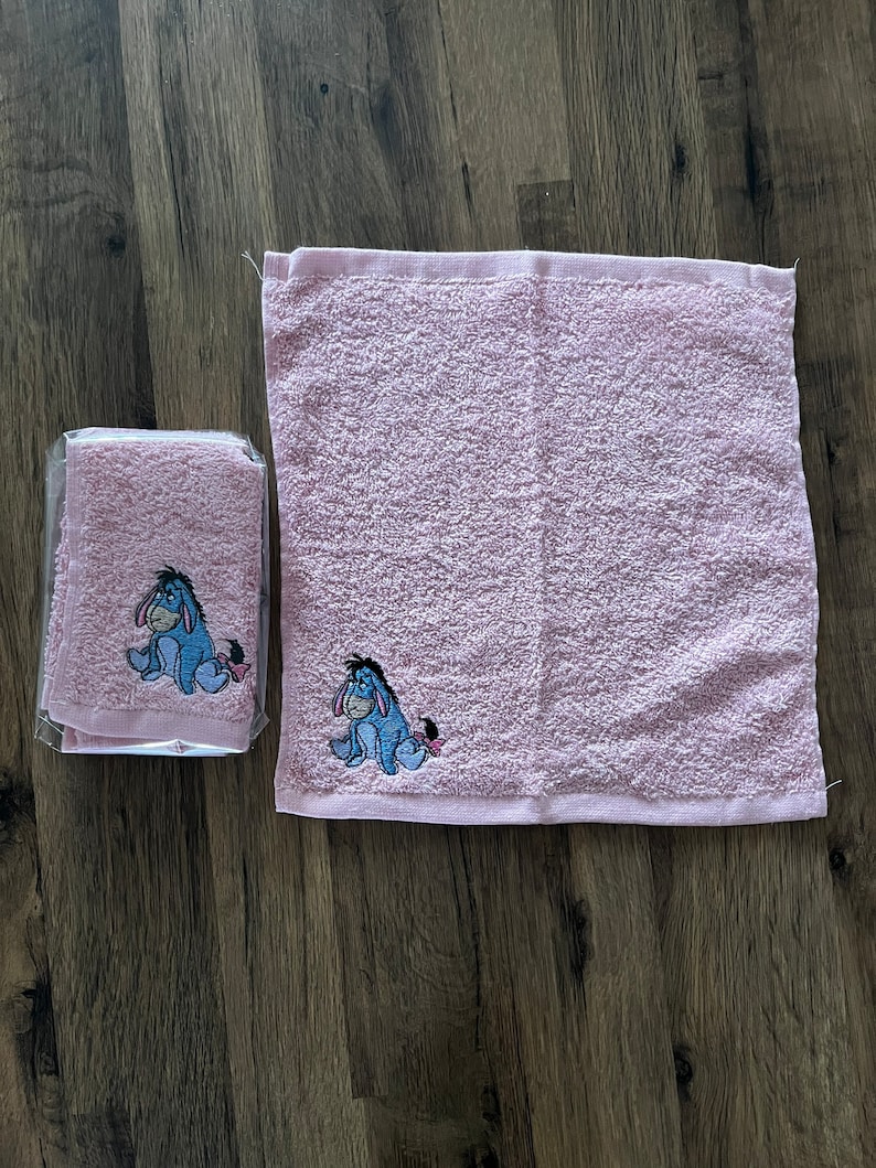 Winnie the Pooh Eeyore Face Hand Bath Sheet Towel Set Gift - Etsy