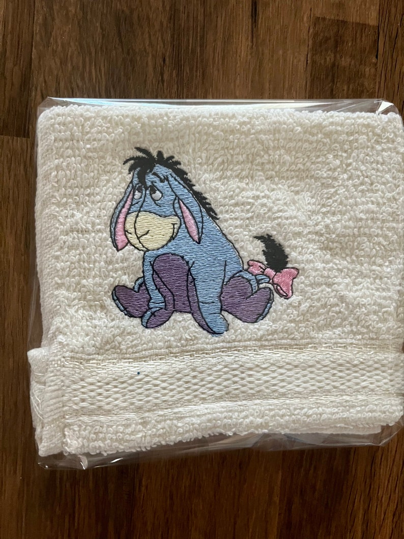 Winnie the Pooh Eeyore Face Hand Bath Sheet Towel Set Gift - Etsy