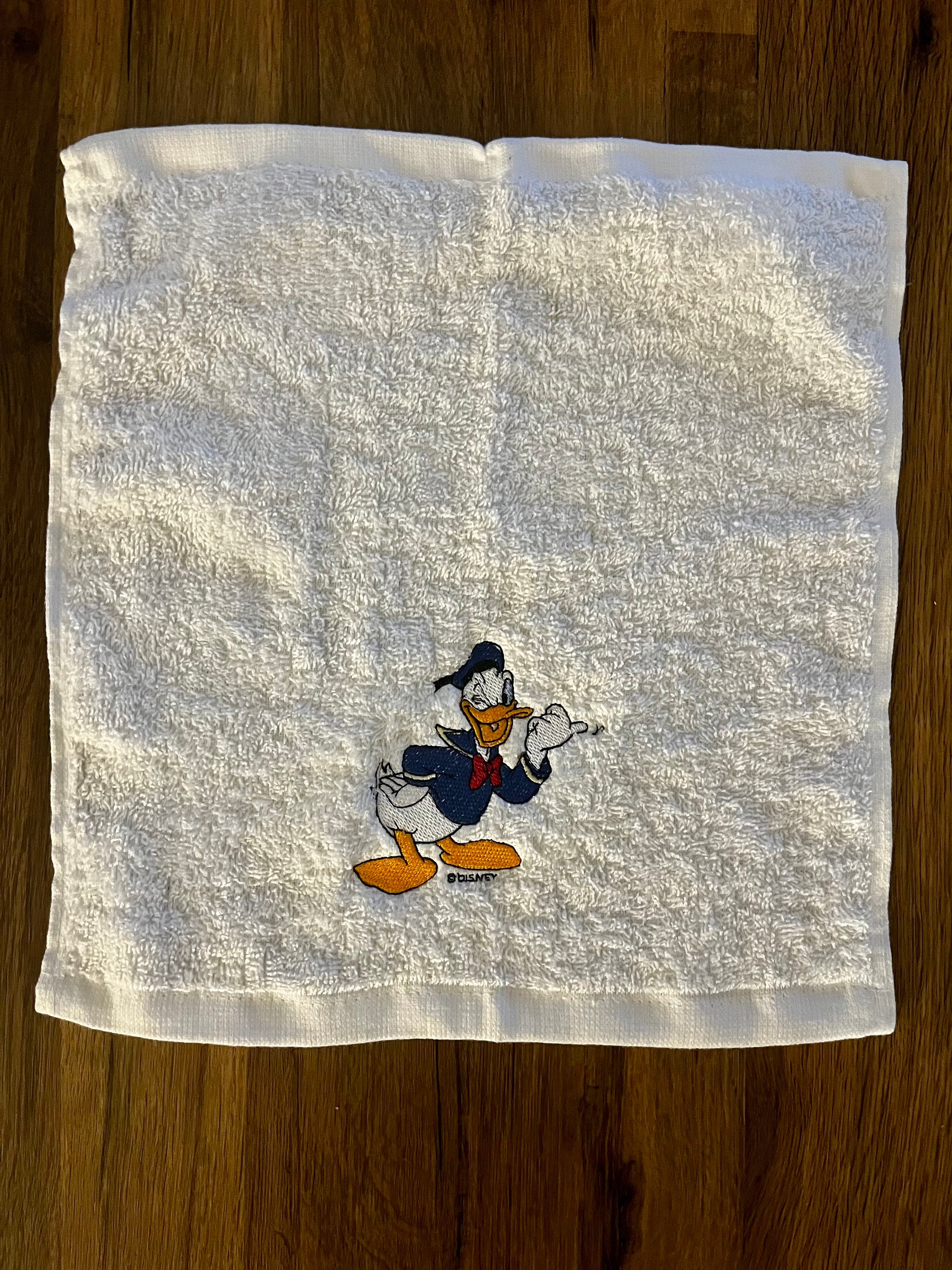 Donald Duck Fans Face, Hand, Bath, Sheet Towel Set Gift - Etsy