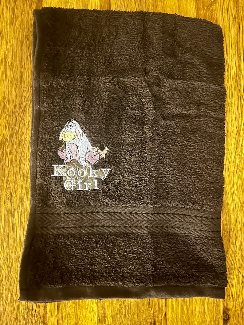 Winnie the Pooh Eeyore Face Hand Bath Sheet Towel Set Gift - Etsy