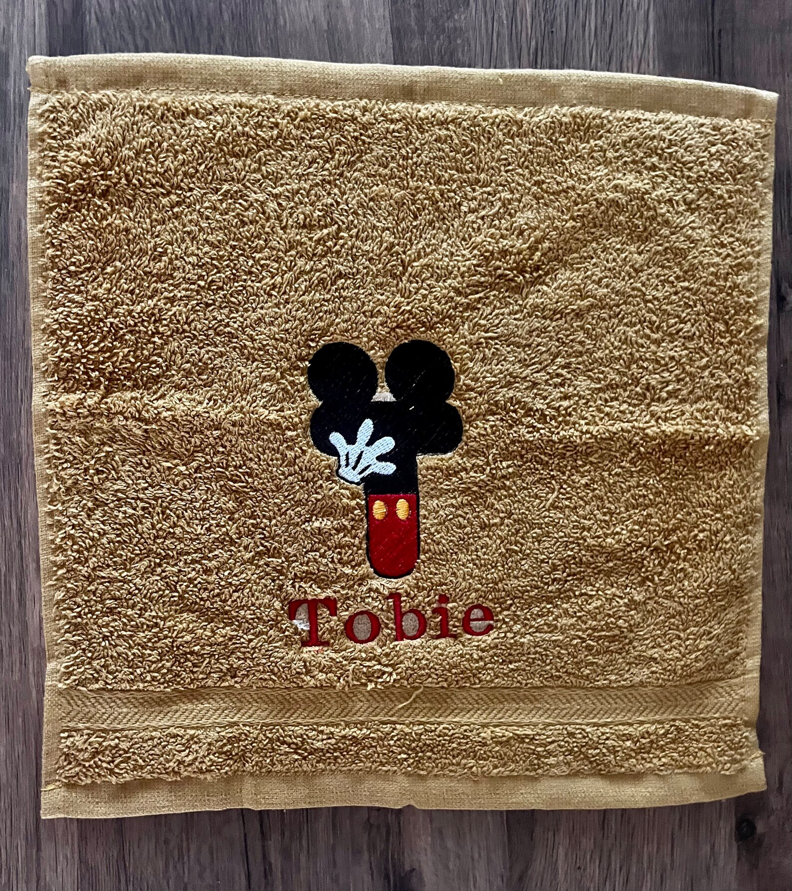 Personalised Mickey Mouse Clubhouse Monogram Name Face, Hand, Bath ...