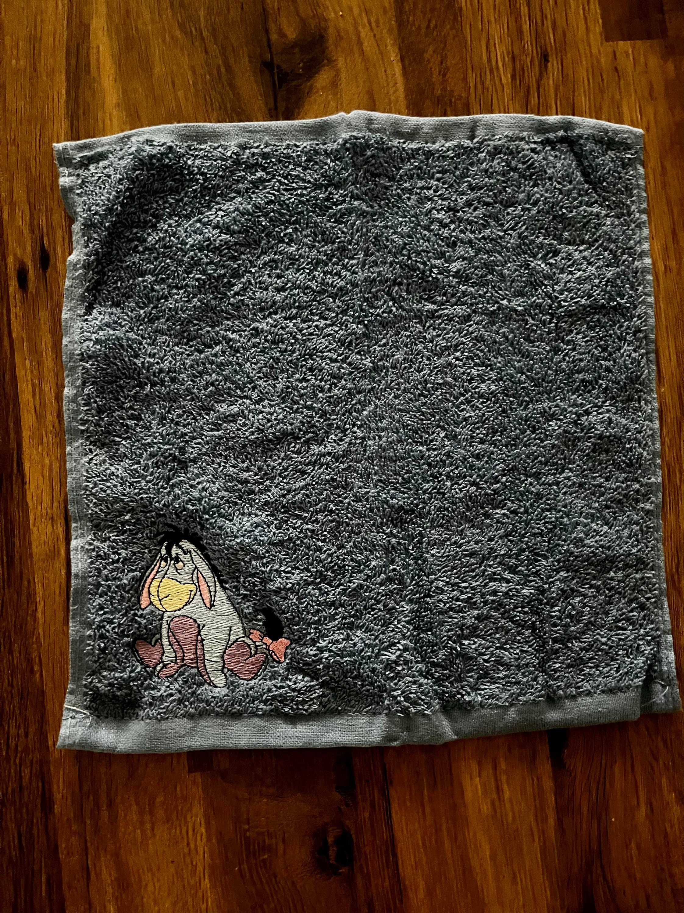 Winnie the Pooh Eeyore Face Hand Bath Sheet Towel Set Gift - Etsy UK