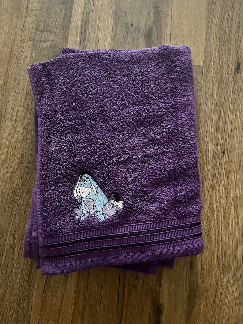 Winnie the Pooh Eeyore Face Hand Bath Sheet Towel Set Gift - Etsy