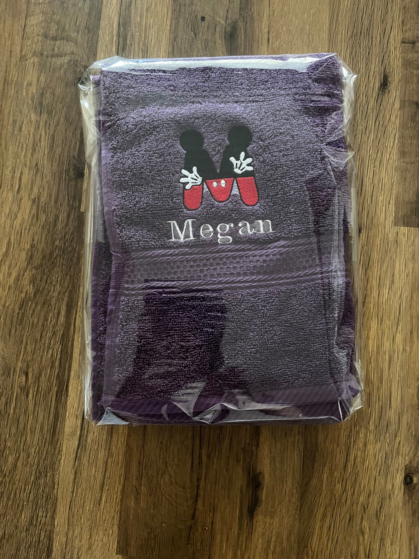 Personalised Mickey Mouse Clubhouse Monogram Name Face, Hand, Bath ...