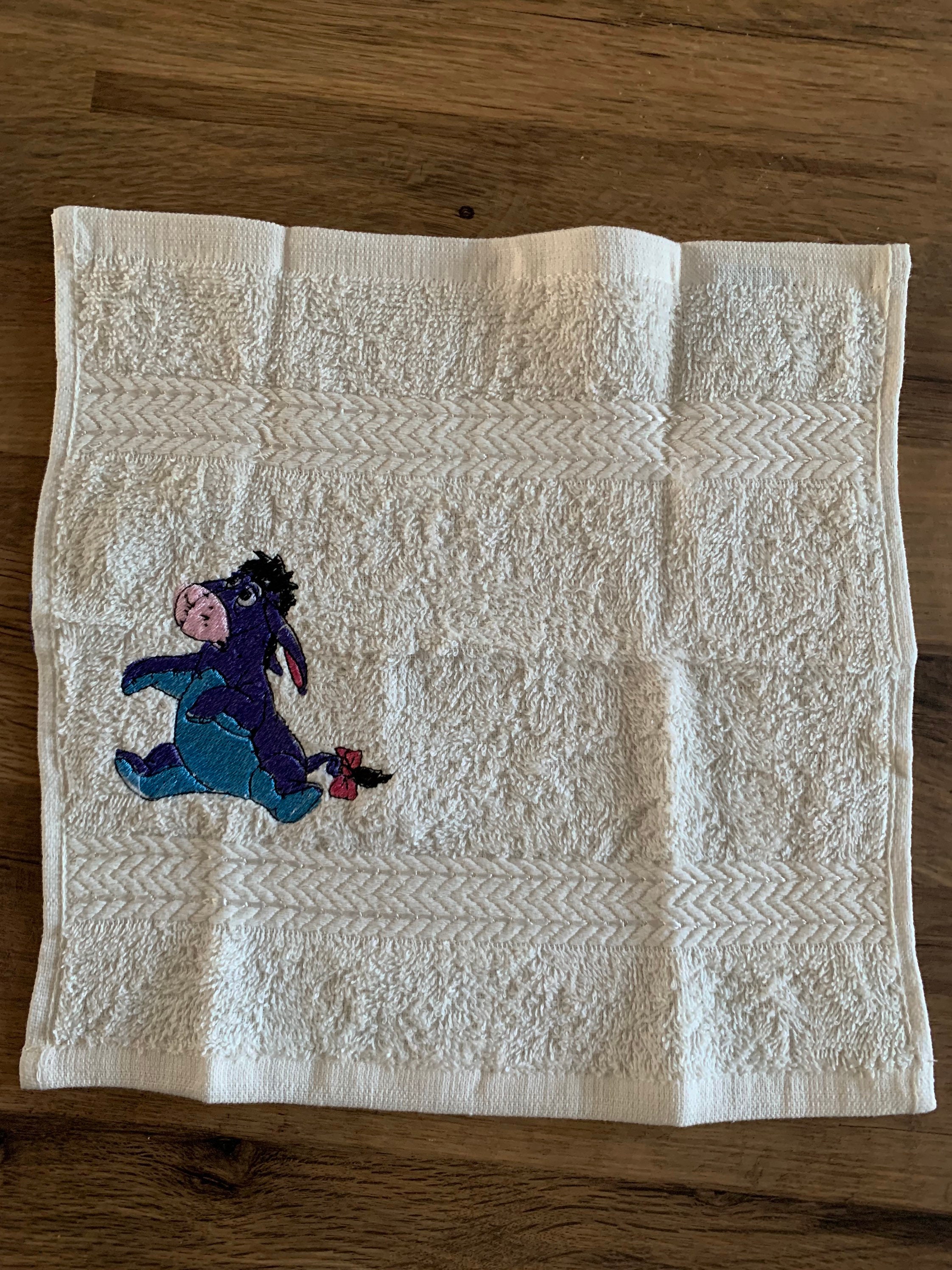 Winnie the Pooh Eeyore Face Hand Bath Sheet Towel Set Gift | Etsy UK