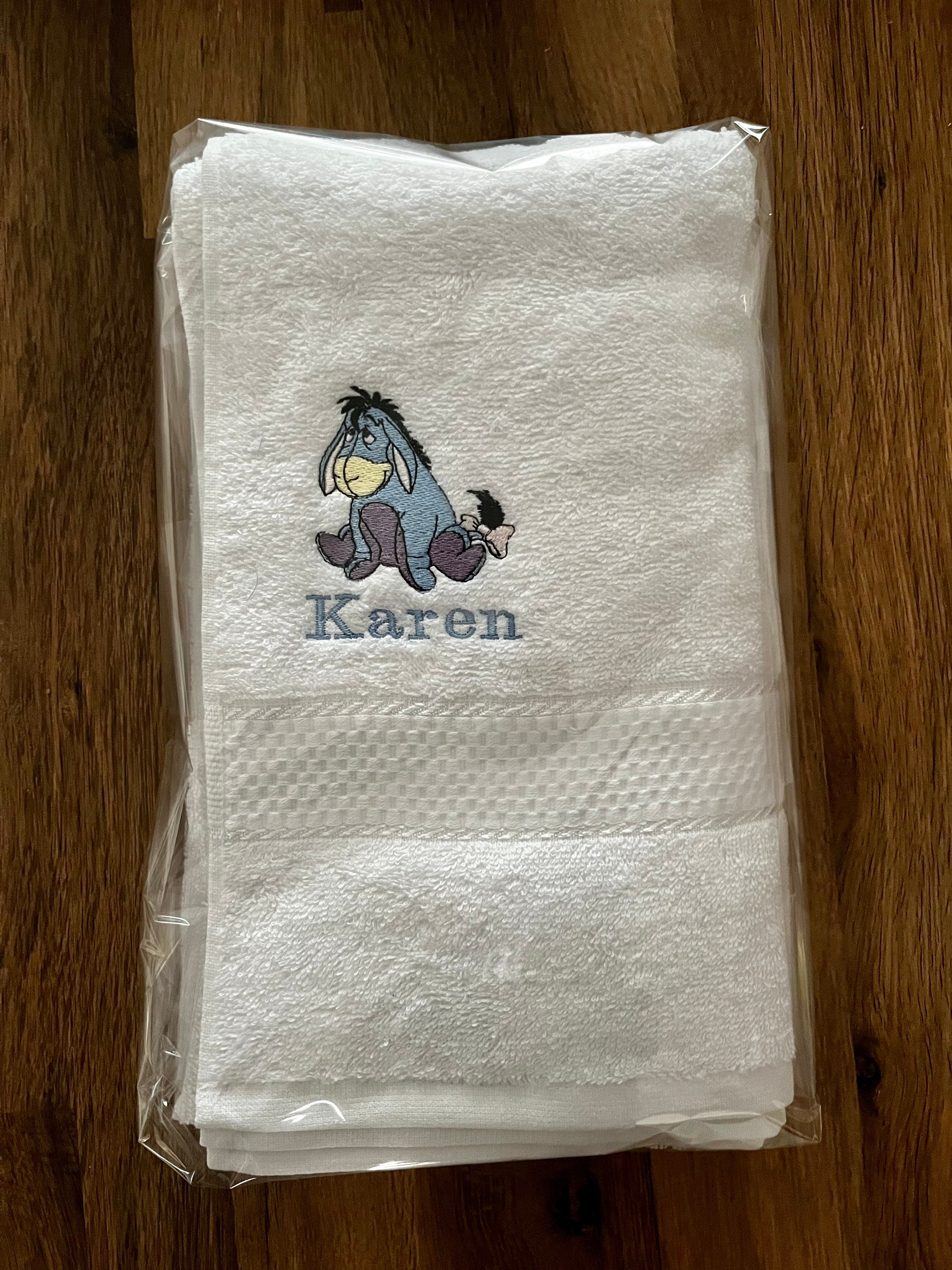 Winnie the Pooh Eeyore Face Hand Bath Sheet Towel Set Gift - Etsy UK