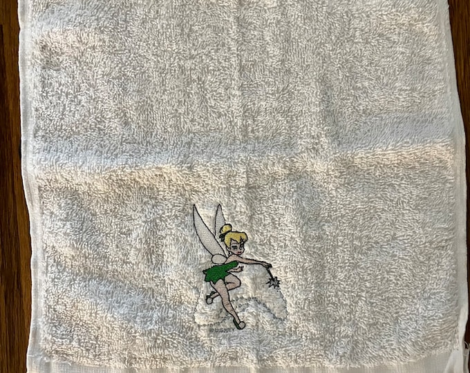 Tinkerbell Fans Face, Hand, Bath, Sheet Towel Set Gift - Etsy