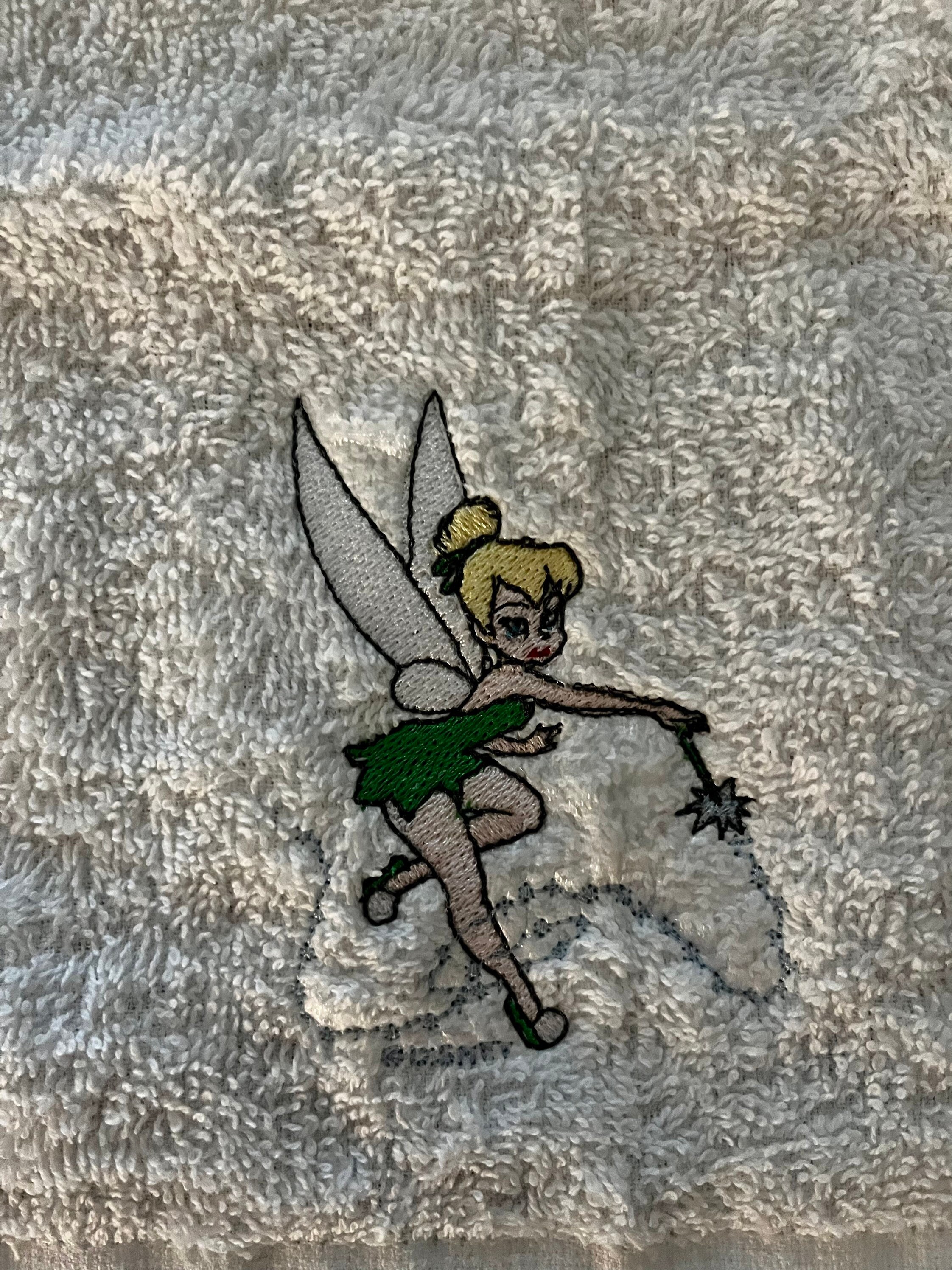 Tinkerbell Fans Face, Hand, Bath, Sheet Towel Set Gift - Etsy