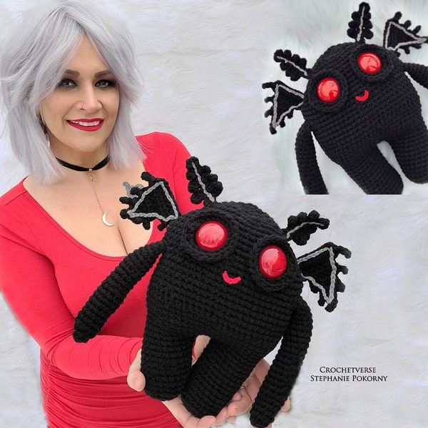 Crochet Mothman Pattern - Etsy