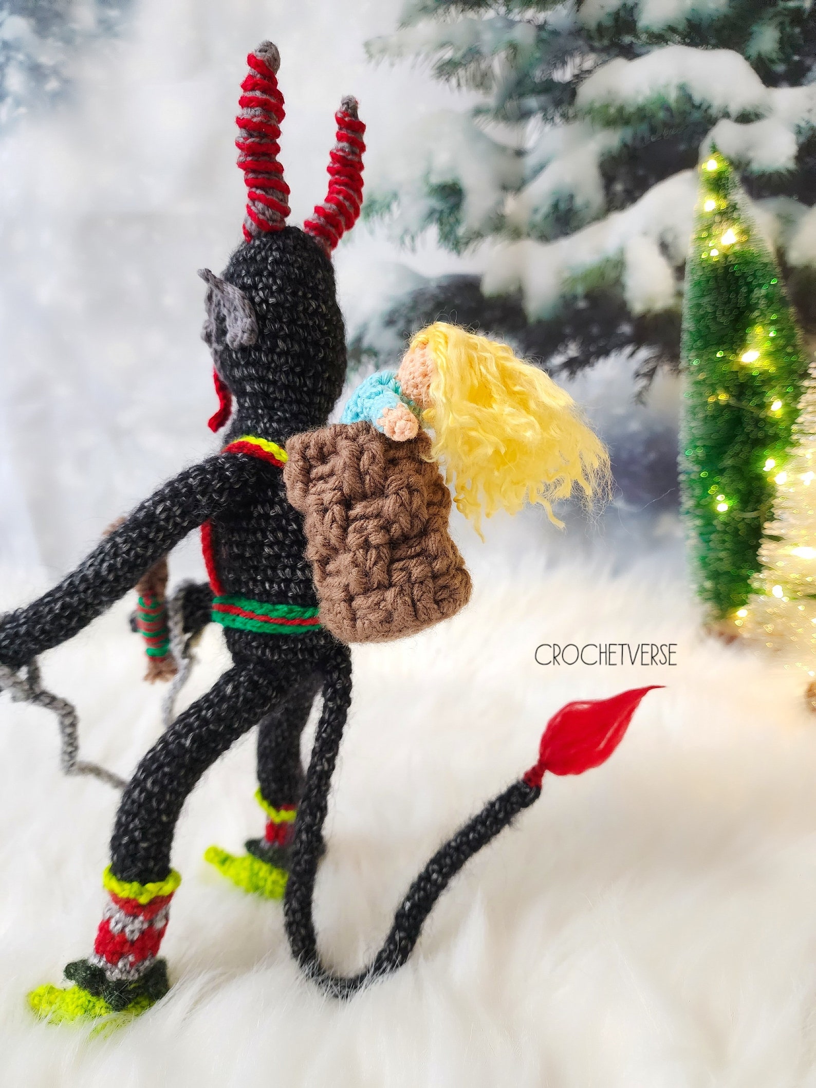 Crochet Krampus Elf Pattern Alternative Christmas Yule Legend - Etsy