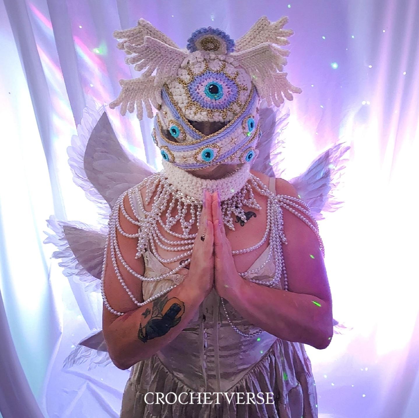 Biblically Accurate Angel Headpiece Crochet Pattern PDF DIGITAL ...