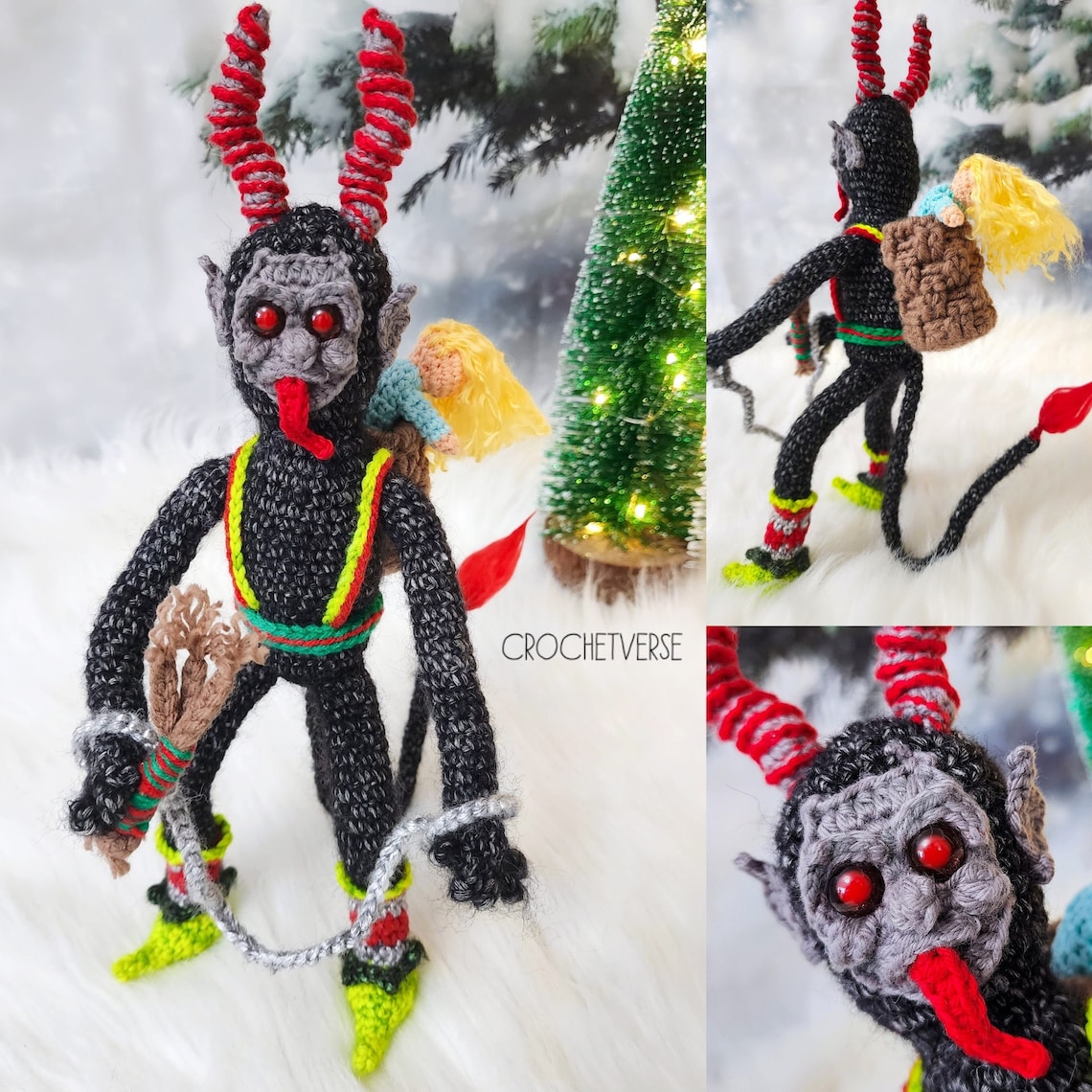 Crochet Krampus Elf Pattern Alternative Christmas Yule Legend - Etsy