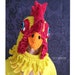 Crochet Chicken Hat Pattern DIGITAL PDF Costume Headpiece Rooster and ...