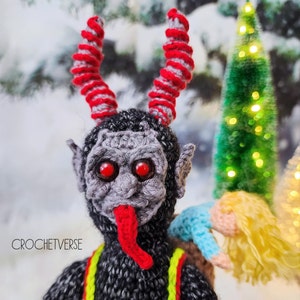 Crochet Krampus Elf Pattern Alternative Christmas Yule Legend Creepy ...
