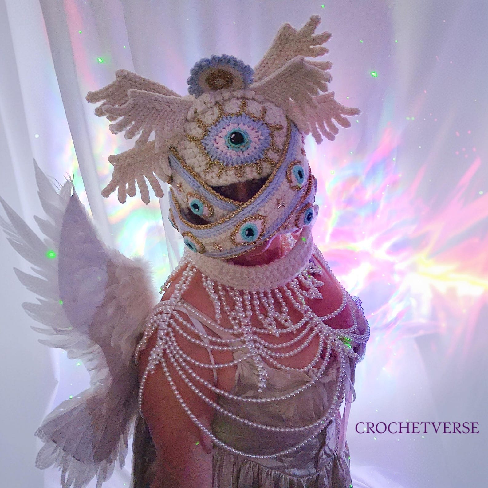 Biblically Accurate Angel Headpiece Crochet Pattern PDF DIGITAL ...