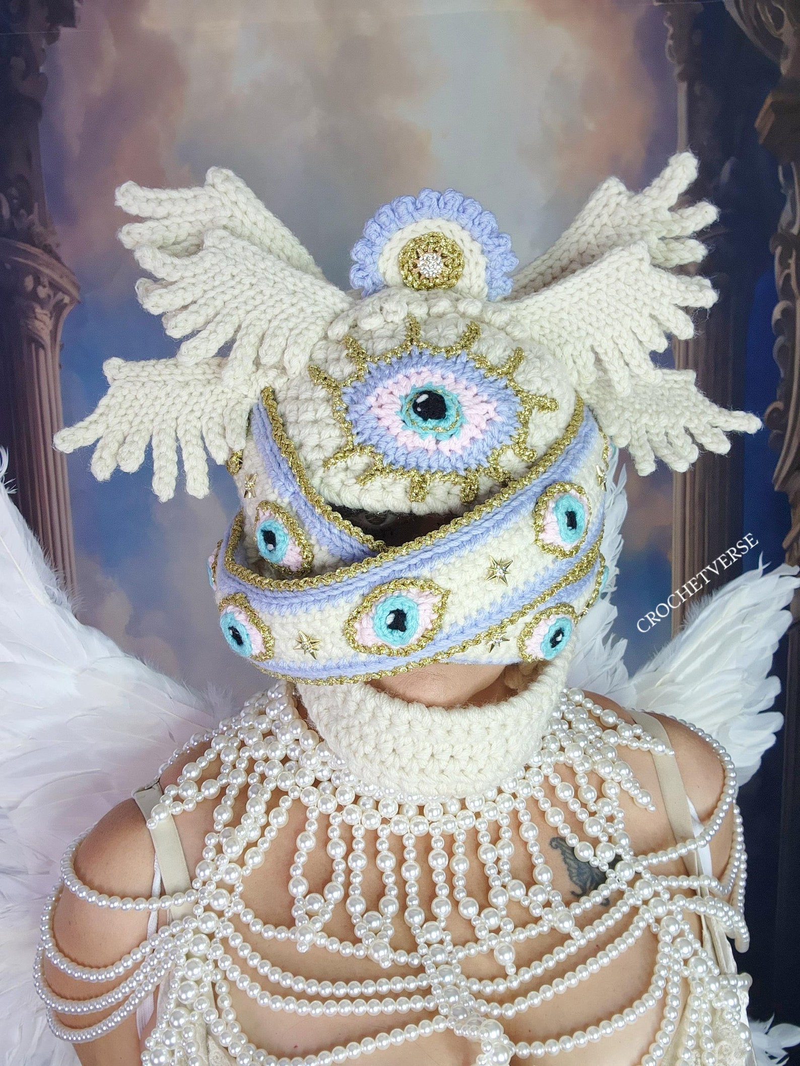 Biblically Accurate Angel Headpiece Crochet Pattern PDF DIGITAL ...