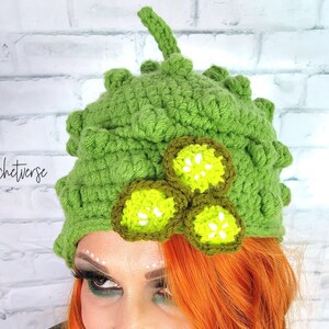 Crochet Pickle Hat & Choker Pattern Big Dill Energy Food Festival ...