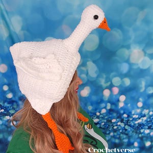 Porch Goose Hat Crochet PATTERN PDF 8 Mini Hats! Hood Costume - Cowboy ...