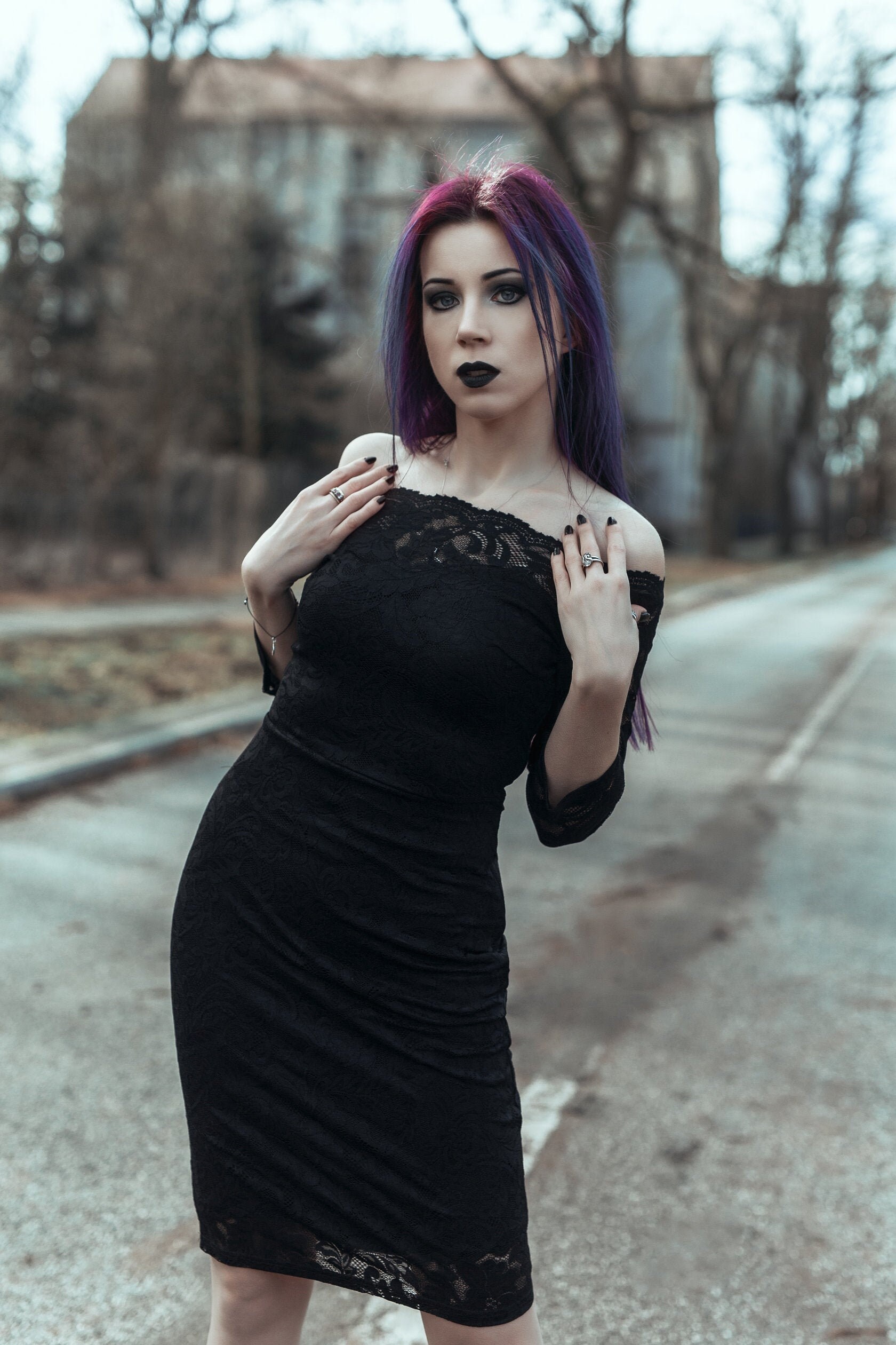 Elizabeth Vampire Lady cartel impreso gótico | Etsy