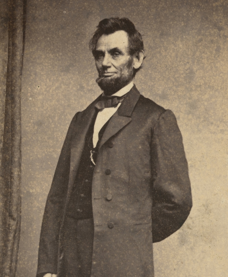 Picture of Abraham Lincoln Standing New Photo Reproduction of - Etsy