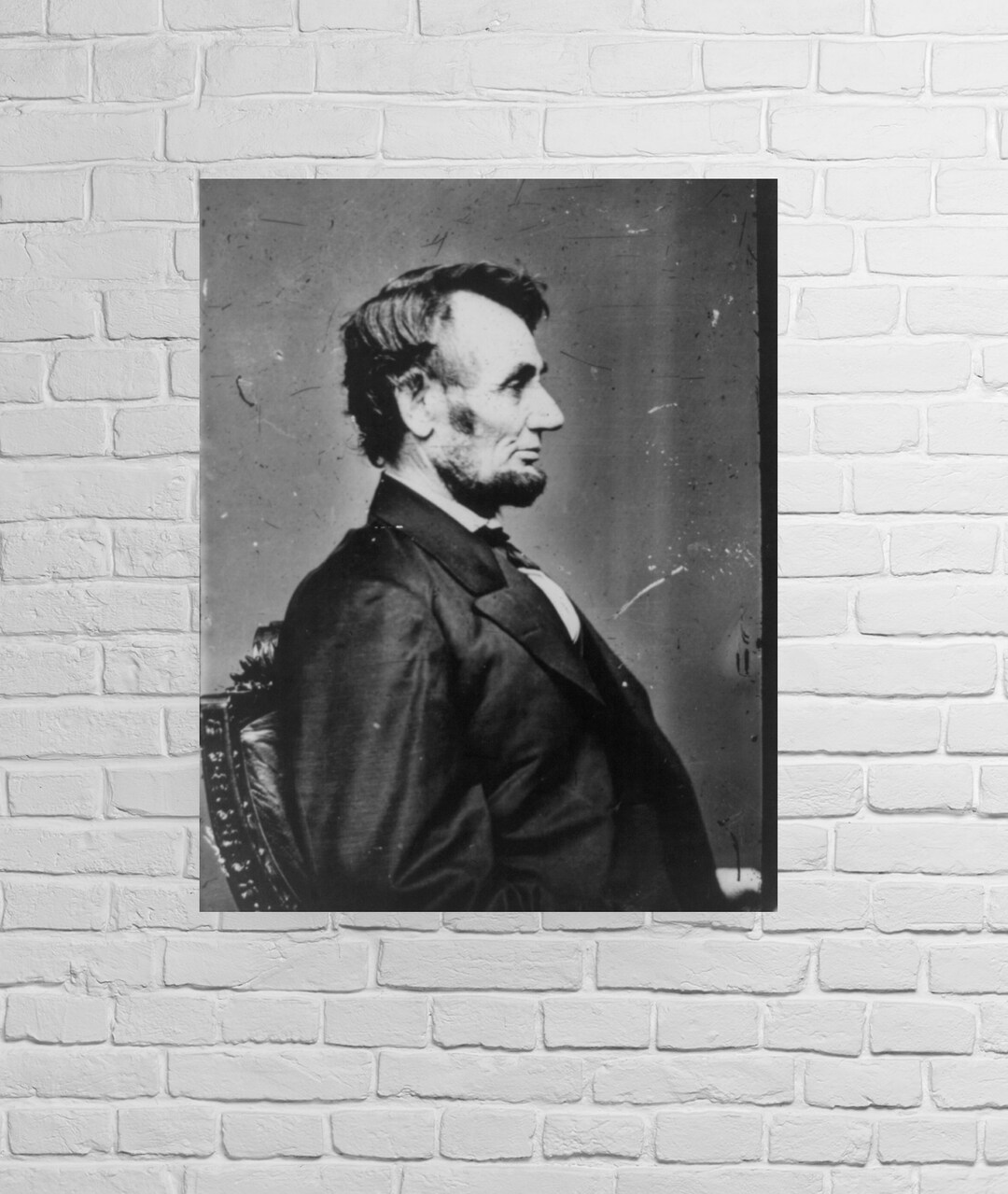 Abraham Lincoln Portrait, Side View, 1864, February 9th, New ...