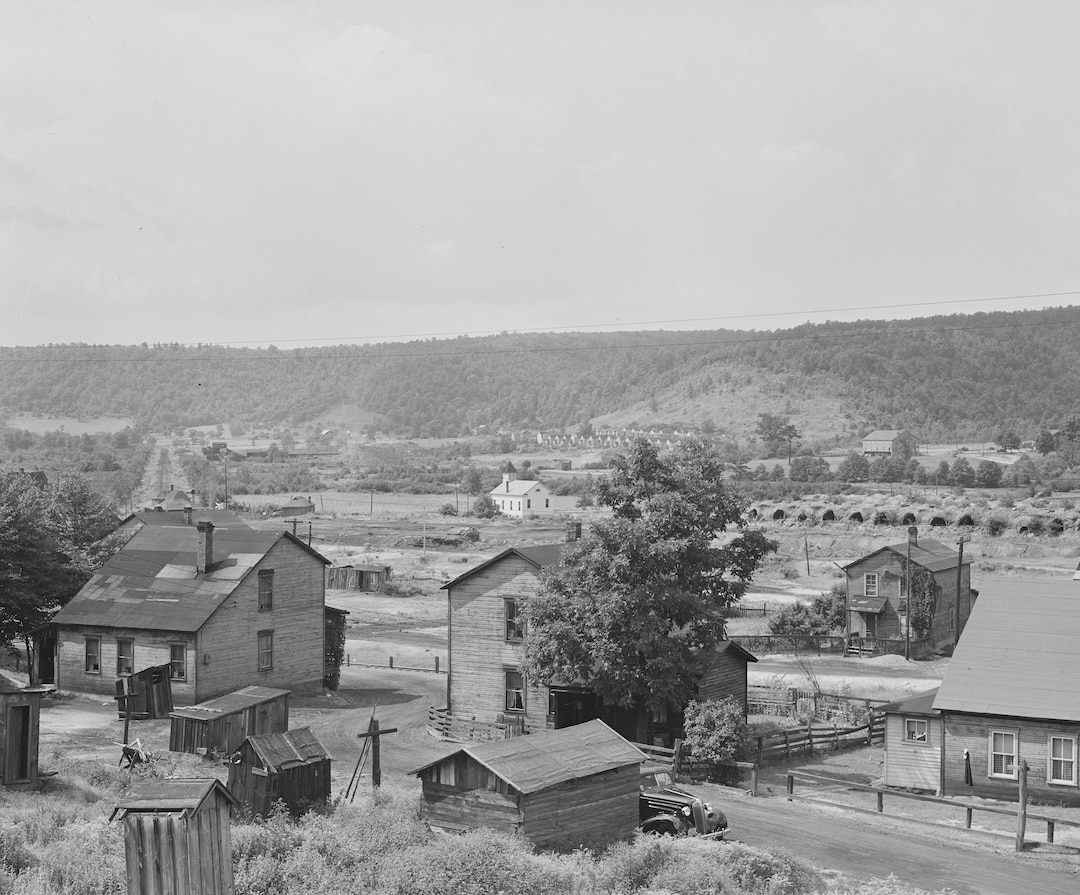 Tyler, Pennsylvania, Coal Town, Old Photo, 1940's, New Reproduction ...