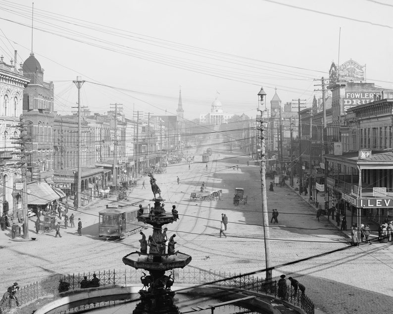 Montgomery, Alabama, 1906, Dexter Avenue, Early 1900s, Photo, New Print ...