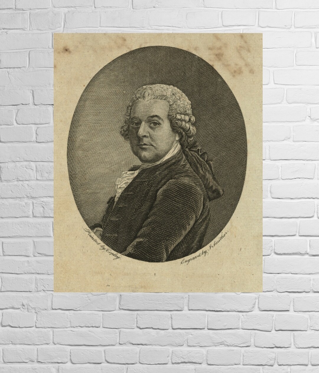 John Adams, Portrait, New Reproduction of a 1797 Print - Etsy